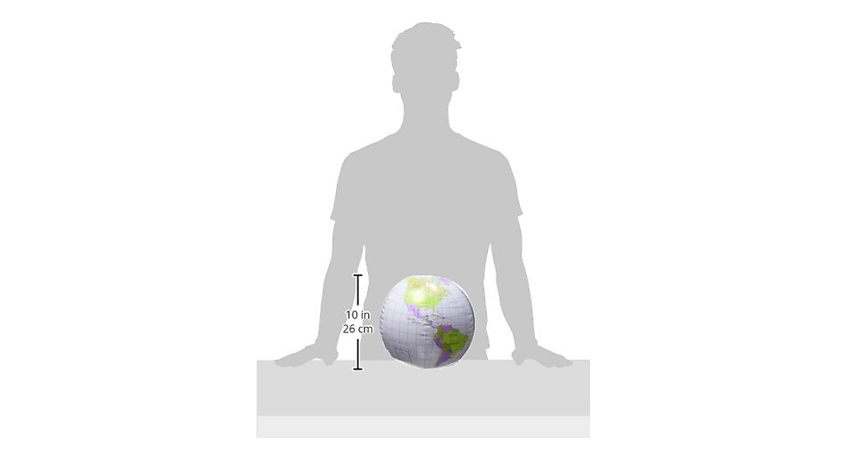 40cm Inflatable Globe Prop - Perfect for Events