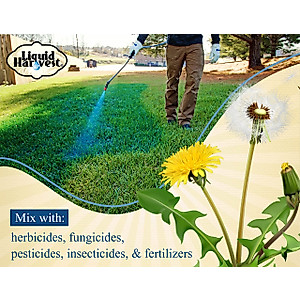 Liquid Harvest Lazer Blue Spray Pattern Indicator 8 oz, Surfactant 8 oz, and Mesotrione 8 oz Bundle for Effective Weed Control