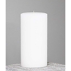 Mister Candle - 4 inch by 8 inch Tall Citronella Scented Pillar Candle - Indoor & Outdoor Use