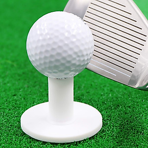 CHAMPKEY Premium Rubber Golf Tees | Excellent Durability and Stability Rubber Tees | for Golf Hitting Mats and Outdoor Training