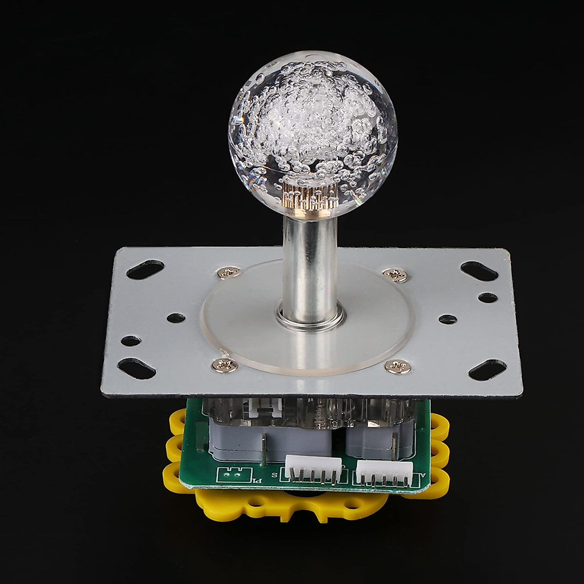 LED Illuminated Joystick,LED Colorful Illuminated Game Joystick Switchable from 4 to 8 Way for Game for Game Video Game Arcad