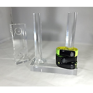 FixtureDisplays® Clear Acrylic Plexiglass Bracelet, Watch Jewelry Stand Display 11620-14 11620-14-1D