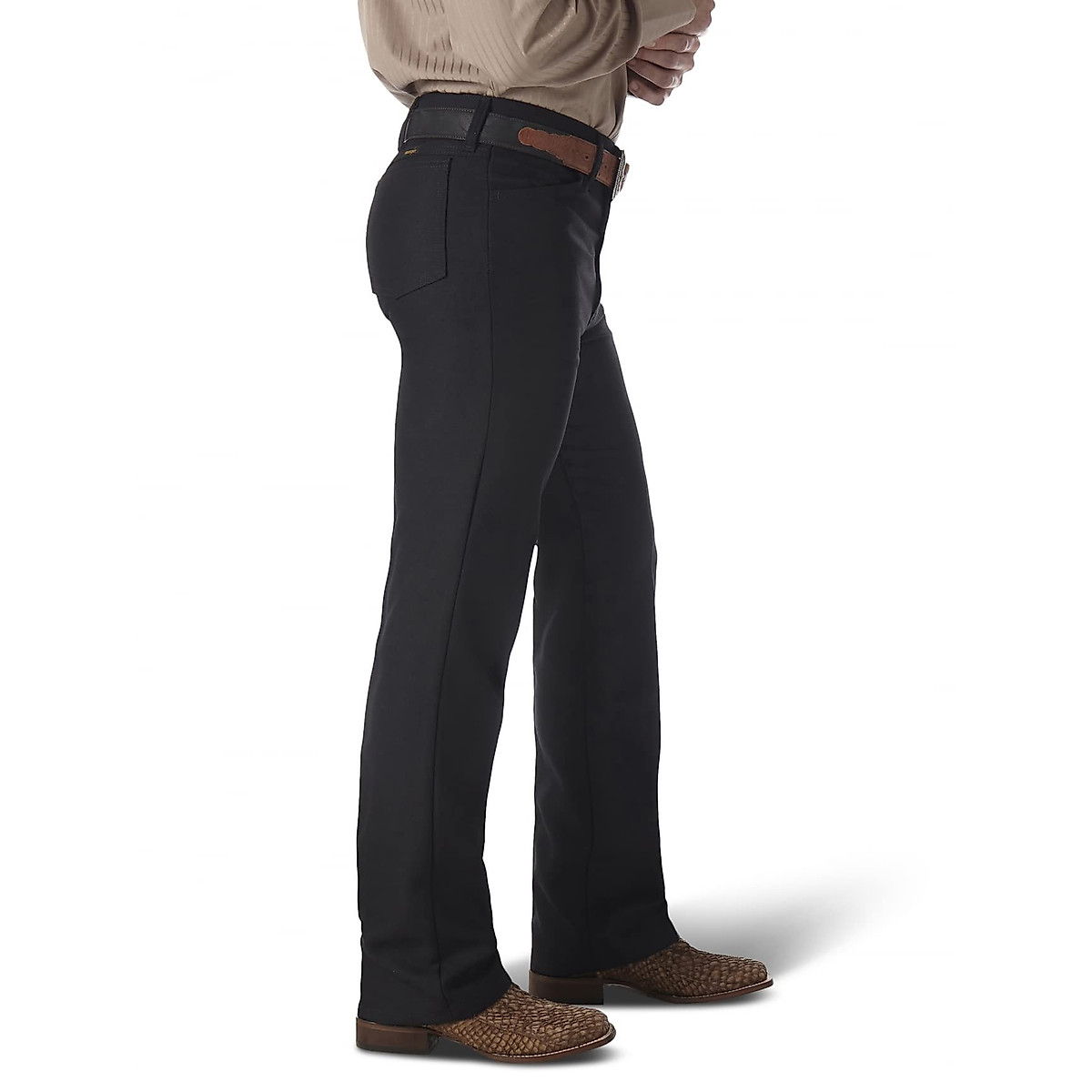 Wrangler mens Wrancher Dress jeans, Black, 40W x 29L US