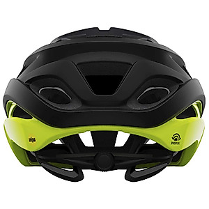 Giro Helios Spherical Adult Road Cycling Helmet - Matte Black Fade/Highlight Yellow (2021), Small