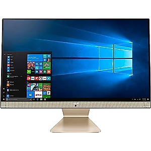 ASUS V241EA 2023 All-in-One Desktop 23.8-inch IPS Dual-Core Intel Pentium Gold 7505 Intel UHD Graphics 12GB DDR4 512GB SSD WiFi 6 RJ45 LAN Windows 11 Pro w/ONT 32GB USB