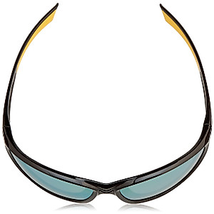 DPG98 Gable™ Safety Glass - Black/Yellow Frame - Yellow Mirror Lens