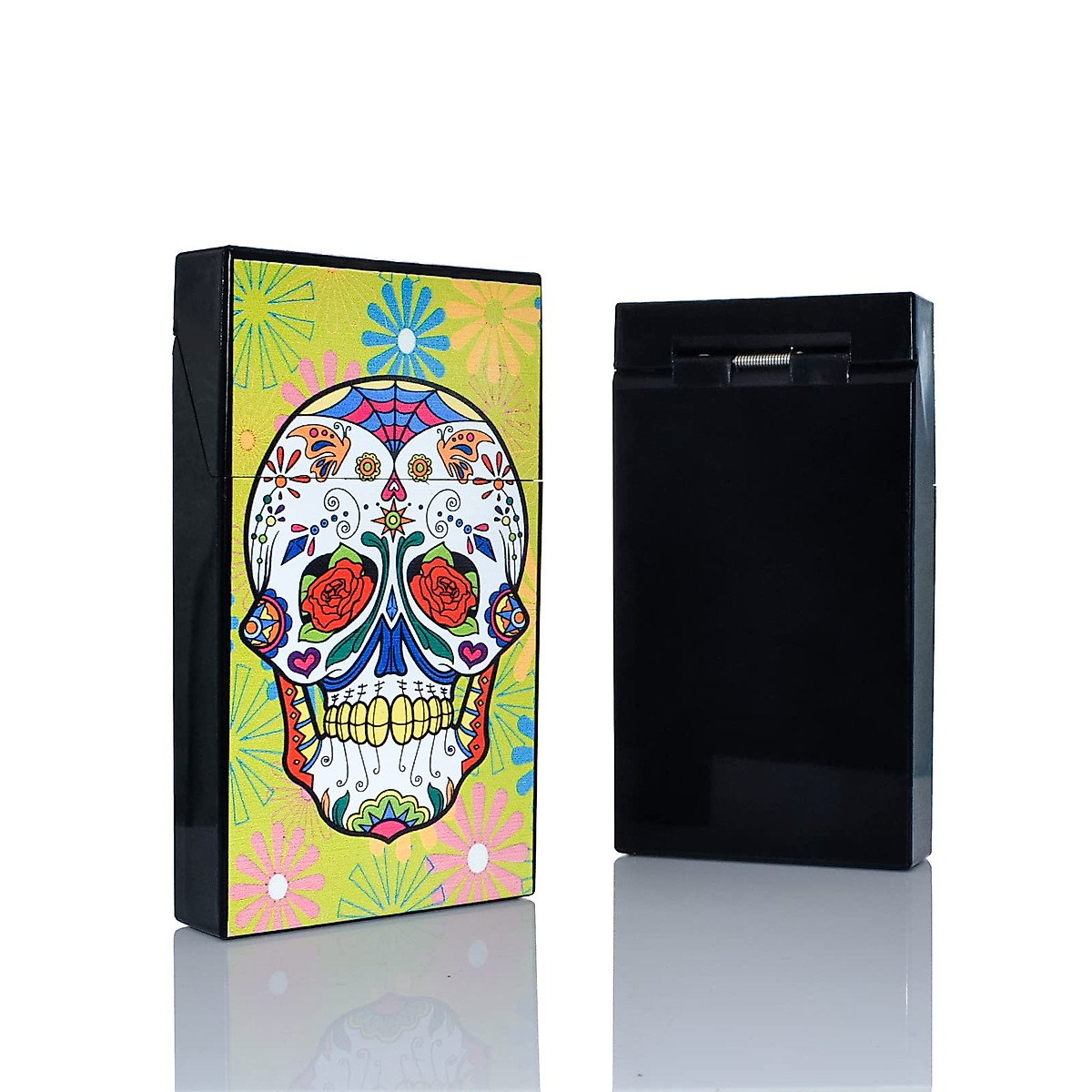 2-Pack King Size Pre-roll Cones Storage Container | Innovative Skull-shape Pre-roll Cones Case