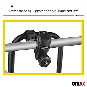 OMAC Bike Rack Hitch Mounted | Trunk Bicycle Car Racks Carrier Adjustable Hitches Suitable for E-Bikes | Automotive Exterior Accessories (3 Bikes)