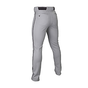 Easton | RIVAL+ Piped Baseball Pant | Grey/Black Adult | Small