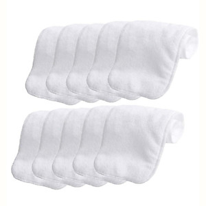Kawaii Cloth Baby Diaper Insert, Washable Liner, Booster Pad, Super Absorbent, Stay-Dry Microfiber for Newborn 6-22 lbs Cloth Diapers,- Pack of 10 Inserts