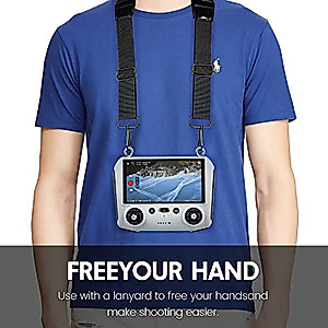 STARTRC Mini 3 RC Controller Lanyard Nylon Braided Neck Strap for DJI Mini 3 Pro RC Controller Accessories