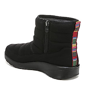 BZees Women's Glacier Ankle Boot, Black, 8.5 Wide