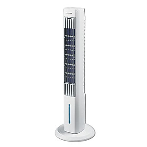 Arctic Air Tower+ Indoor Evaporative Cooler with Oscillating and Quiet Fan Function, Auto-Off Timer, 4 Fan Speeds, LED Night Light, 16-Hour Cooling, Fan for Bedroom, Living Room, Office & More,White