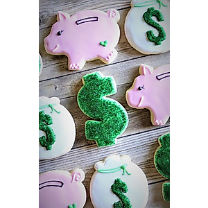 Dollar Sign Cookie Cutter, 3.75" Made in USA by Ann Clark