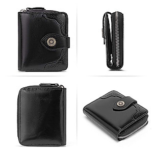 BOSTANTEN Genuine Leather Hobo Handbags bundle Women Leather Wallet