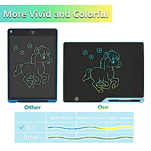 Toy Gifts for Girls, 16 Inch Rechargeable LCD Writing Tablet Birthday Gifts for Kids Doodle Board Drawing Tablet, Reusable Drawing Pads Educational Toys for Boys Girls, Pink