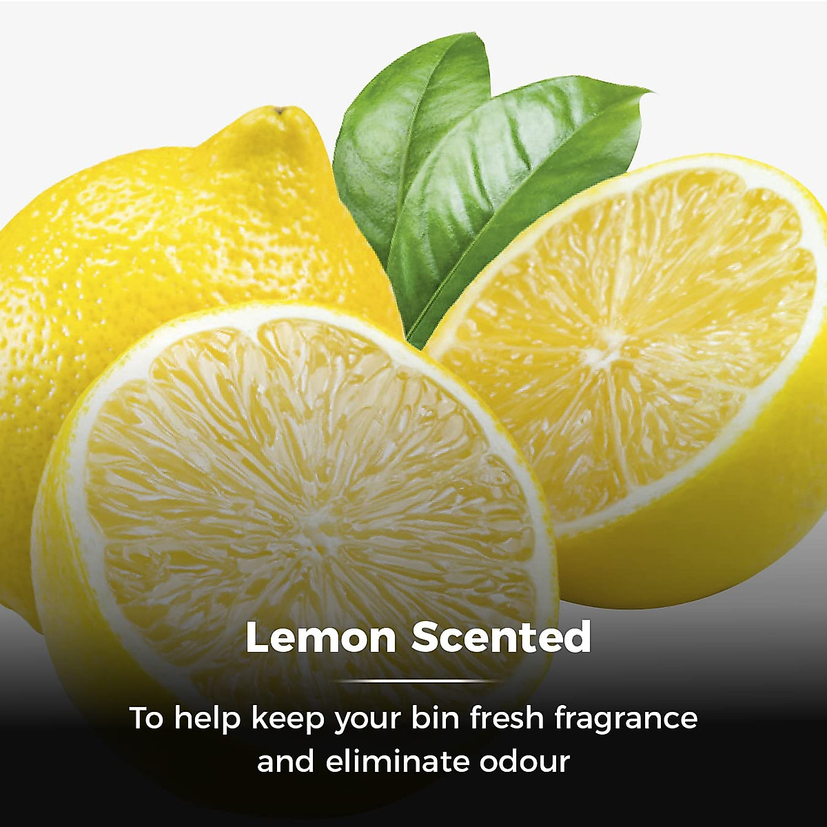 Tower T878002 25L Lemon Scented Bin Liners 20pc/Pack