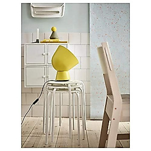 Ikea Marius Steel, Epoxy Powder Coating Stool (White), Set of 1