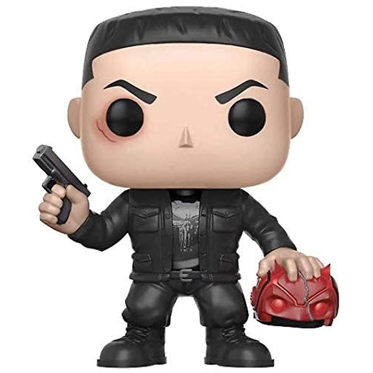 POP Marvel: Netflix Daredevil - Punisher (Frank Castle) Funko Pop! Vinyl Figure (Bundled with Compatible Pop Box Protector Case) Multicolor 3.75 inches