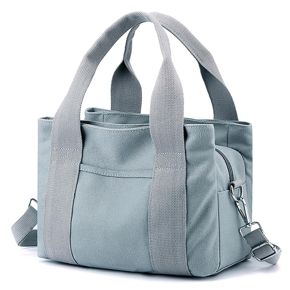 Tote Bag Women Small Satchel Stylish Mini Tote Handbag Canvas Hobo Fashion Crossbody Bag Shoulder Travel Bag 2023