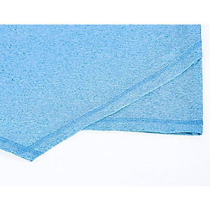 Viracy Golf Shirts for Women, Collared Polo Shirt Short Sleeve V Neck Yoga Running Tops Irregular Hem Moisture Wicking Tennis Apparel,Blue-XL