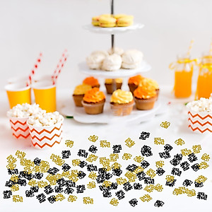 Bride to Bee Confetti Glitter, Bumble Bee Wedding Table Confetti, Bridal Shower, Happy Bee Day Scatter Confetti, Hen Party Table Decorations Confetti, 120pcs