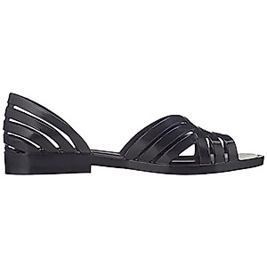 Melissa Womens Flora Flats Sandals Black 8