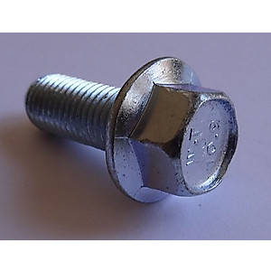 (15) M10-1.25 x 25mm JIS Hex Head Flange Bolt - Small Head, Class 10.9 Zinc