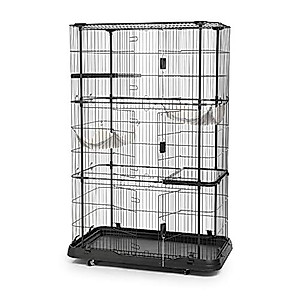 Prevue Pet Products Premium/Deluxe Cat Home, Black