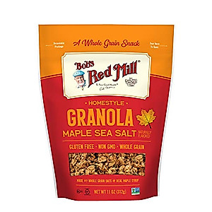 Bob's Red Mill Homestyle Maple Sea Salt Granola, 11-ounce (Pack of 6)