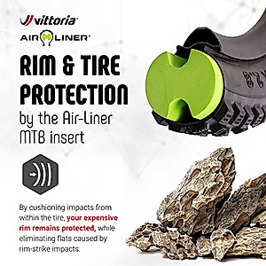 Vittoria Air-Liner MTB Insert for Tubeless-Ready Mountain Bike Tires, Compatible with All Wheels Up to 29" (X-Large 2.8-4.0 Rims)