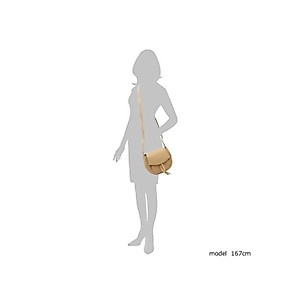 Marc Jacobs H102L01SP21 Ice Coffee Women's Leather Saddle Bag