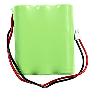 Synergy Digital Alarm System Battery, Compatible with Linear Corp 10-000013-001 Alarm System, (Ni-MH, 7.2V, 2000mAh), Replacement for 2GIG 228844, 6MR2000AAY4Z, BATT1, BATT2X Battery