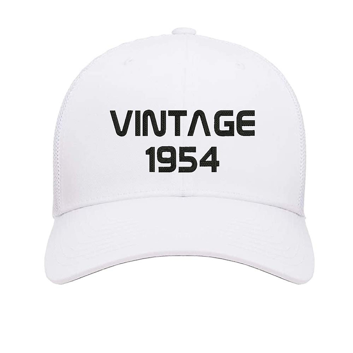 Weytff Dad Hat Baseball Cap Vintage 1954 Breathable White Snapback Hat Sport Fishing Cap Women Men Youth