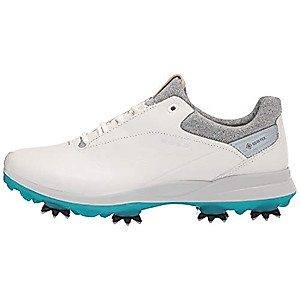 ECCO Women's Biom G3 Gore-TEX Golf Shoe, White/White, 5-5.5