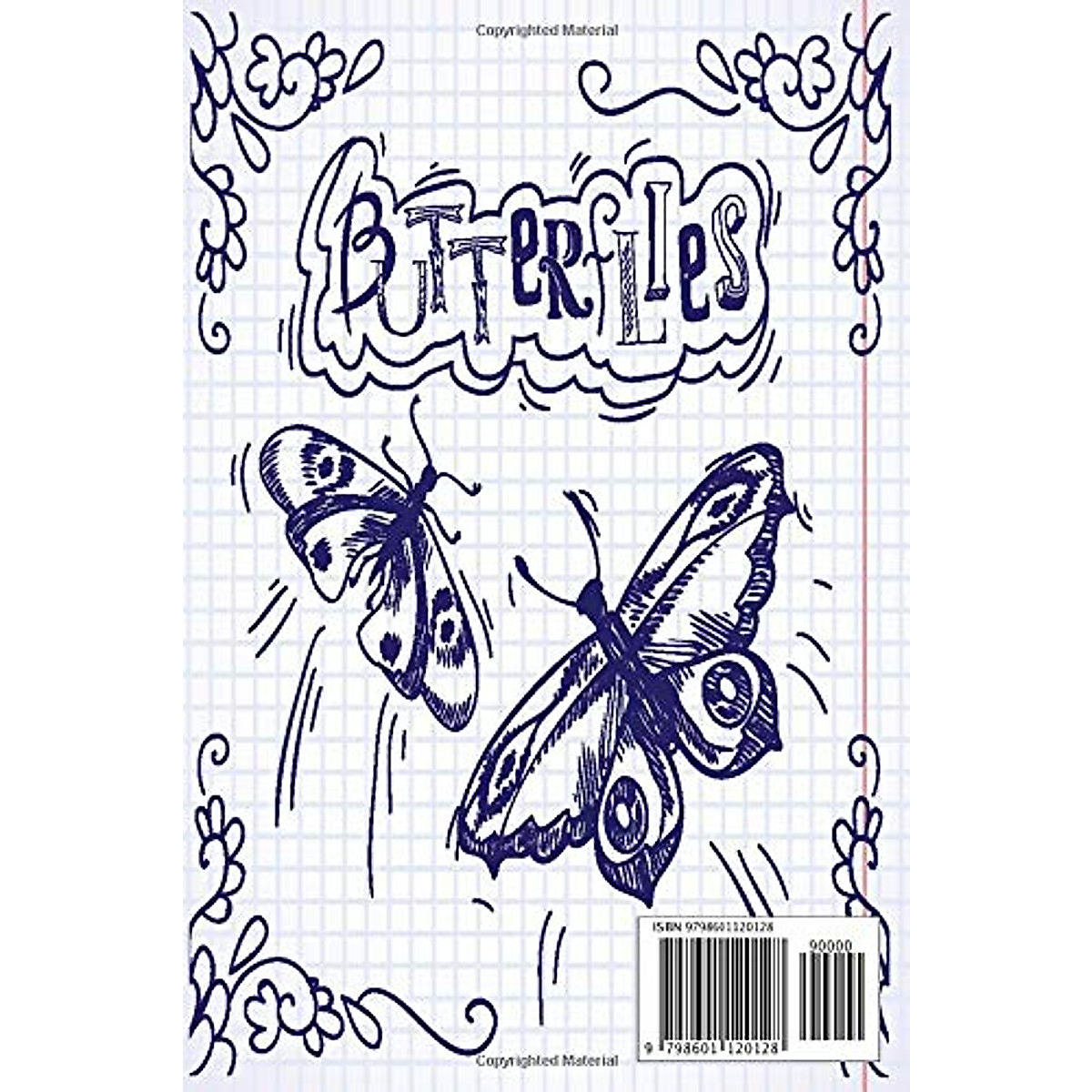 Butterflies Personalized Birthday Notebook - Butterflies Personalized Journal -Dirty 33 Notebook Birthday - Butterflies bday Lover Gift: Unique gifts ... Gift, 120 Pages, 6x9, Soft Cover, Ma