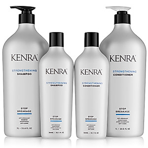 Kenra Strengthening Conditioner | Stop Breakage | Reduces Up To 99% Of Breakage & Provides Hair Breakage Repair | Fortifies Hair Against Daily Aggressors | All Hair Types | 10.1 fl. Oz