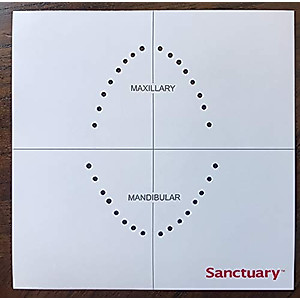 LATEX FREE 15 SHEET Sanctuary Rubber Dental Dam, Non-Latex, Medium Gauge 6" x 6"