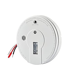 Kidde Hardwired Smoke Detector Alarm with Light and Battery Backup, Battery Included, Interconnectable