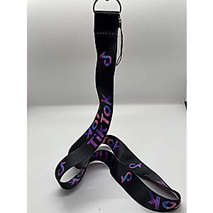 TikTok Key Lanyard Badge ID Holder TIK Tok Keychain