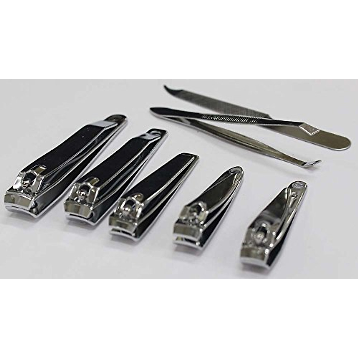 Hawk 7 Piece Cosmetology Set with Nail Clippers, Cleaner, File and Tweezers - B8506-YW