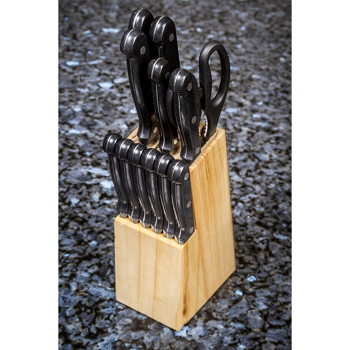 Imperial Home 29 Pc Kitchen Knife Set with Holder, Cutlery Set, Home Essentials, Kitchen Knives, Cooking Knives with Block, Stainless Steel, Chef Knife for Cutting, Slicing, Cooking, Chopping, etc.