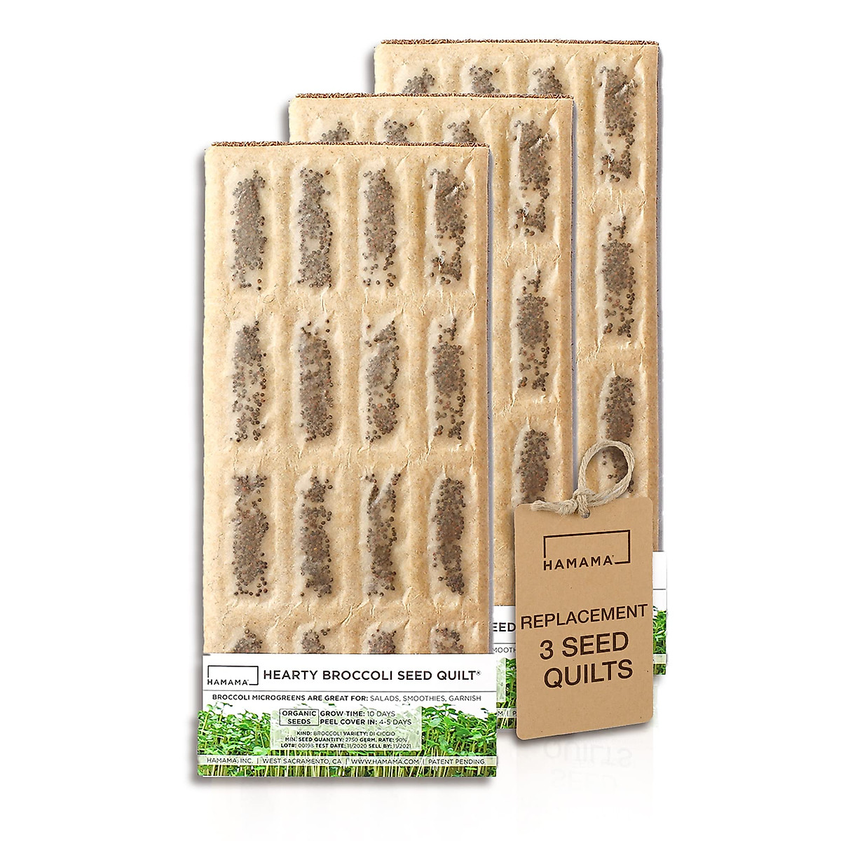 Powerhouse Veggies Refill for Hamama Home Microgreens Growing Kit - Grow Fresh Micro Greens Indoors Every Week, Just Add Water - Superfoods Microgreens Seeds - Grow Superfood Veggies and Supergeens