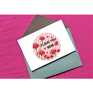 2 Inch Happy Mothers Day Stickers Mother’s Day Labels Floral Mother's Day Gift Tag for Card,Presents Package Bag 500 Pcs/Roll