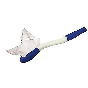 Self-Assist Toilet Wiping Aid Tool - Wiping Aid for Range of Motion Assistance, Toilet Assistance for Elderly - Long Reach Comfort Wipe (Color May Vary) by BodyHealt