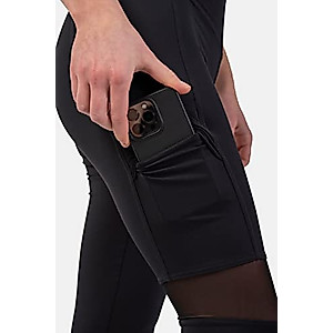 NEBBIA Sporty Smart Pocket High-Waist Leggings 404 Black