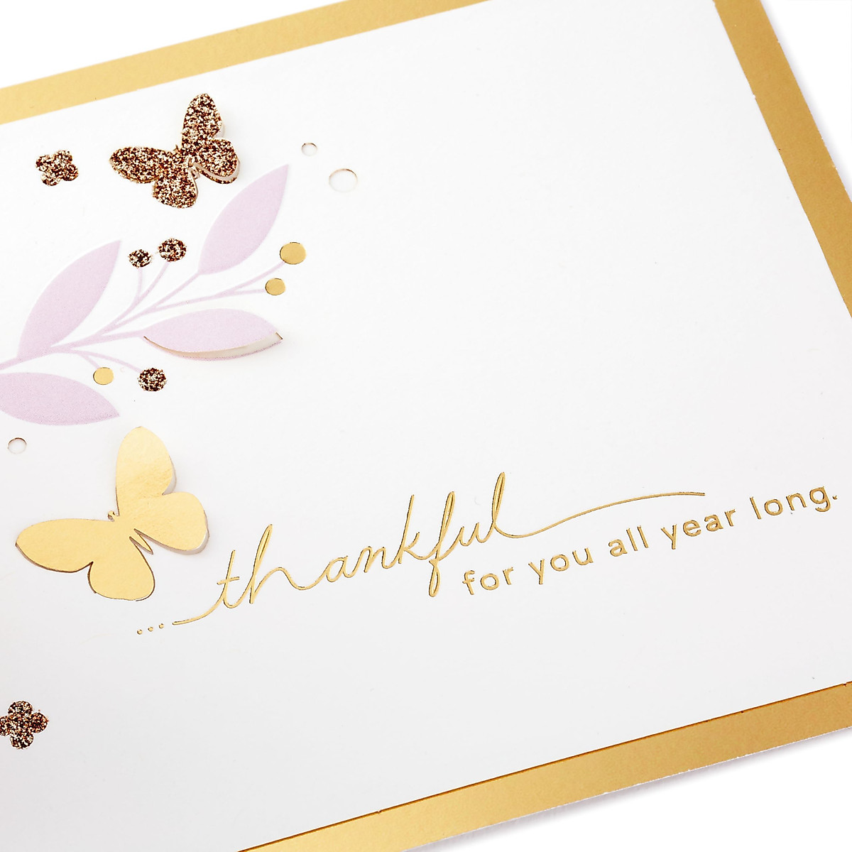 Hallmark Signature Paper Wonder Pop Up Card, Thankful for You (Thinking of You Card, Birthday Card)