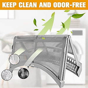 Improvedhand DC61-02595A Dryer Lint Trap Screen Replacement for Samsung Dryer, Replaces Part # 2069505, AP4578777, PS4206799, EAP4206799