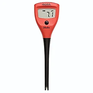 Hanna Instruments HI98103 Checker pH Tester with Ph Electrode and Batteries, 0.00 to 14.00 pH, +/-0.2 pH Accuracy, 0.1 pH Resolution