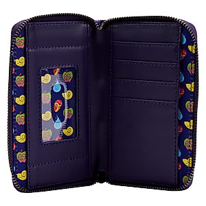 Disney Villains in the Dark Zip Around Wallet